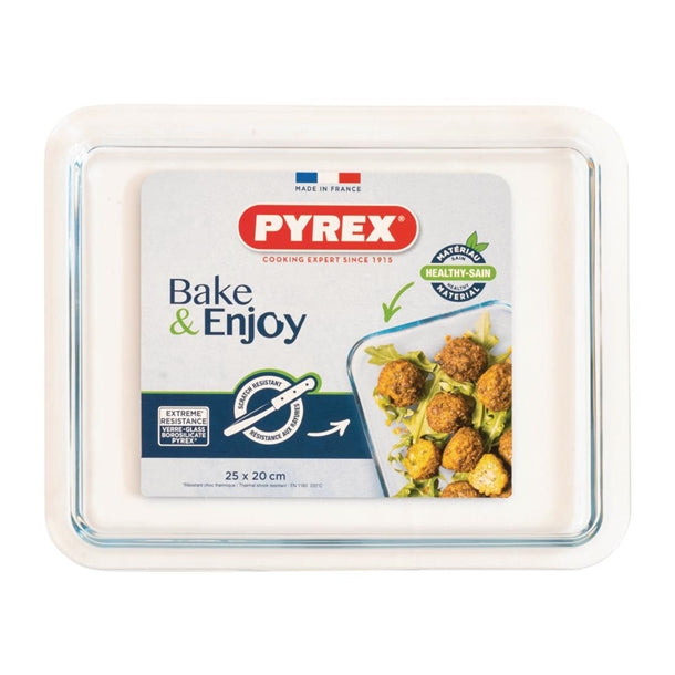 Pyrex Cook & Care Glass Tray 25 x 20cm – Express Catering UK